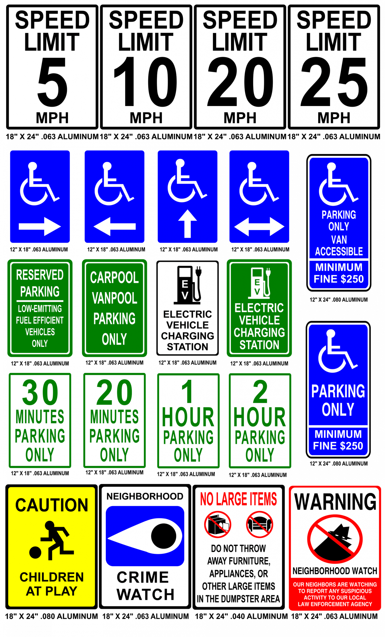 Handicap Signs - Sign Express