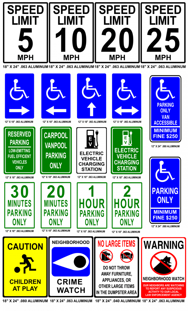 Handicap Signs - Sign Express